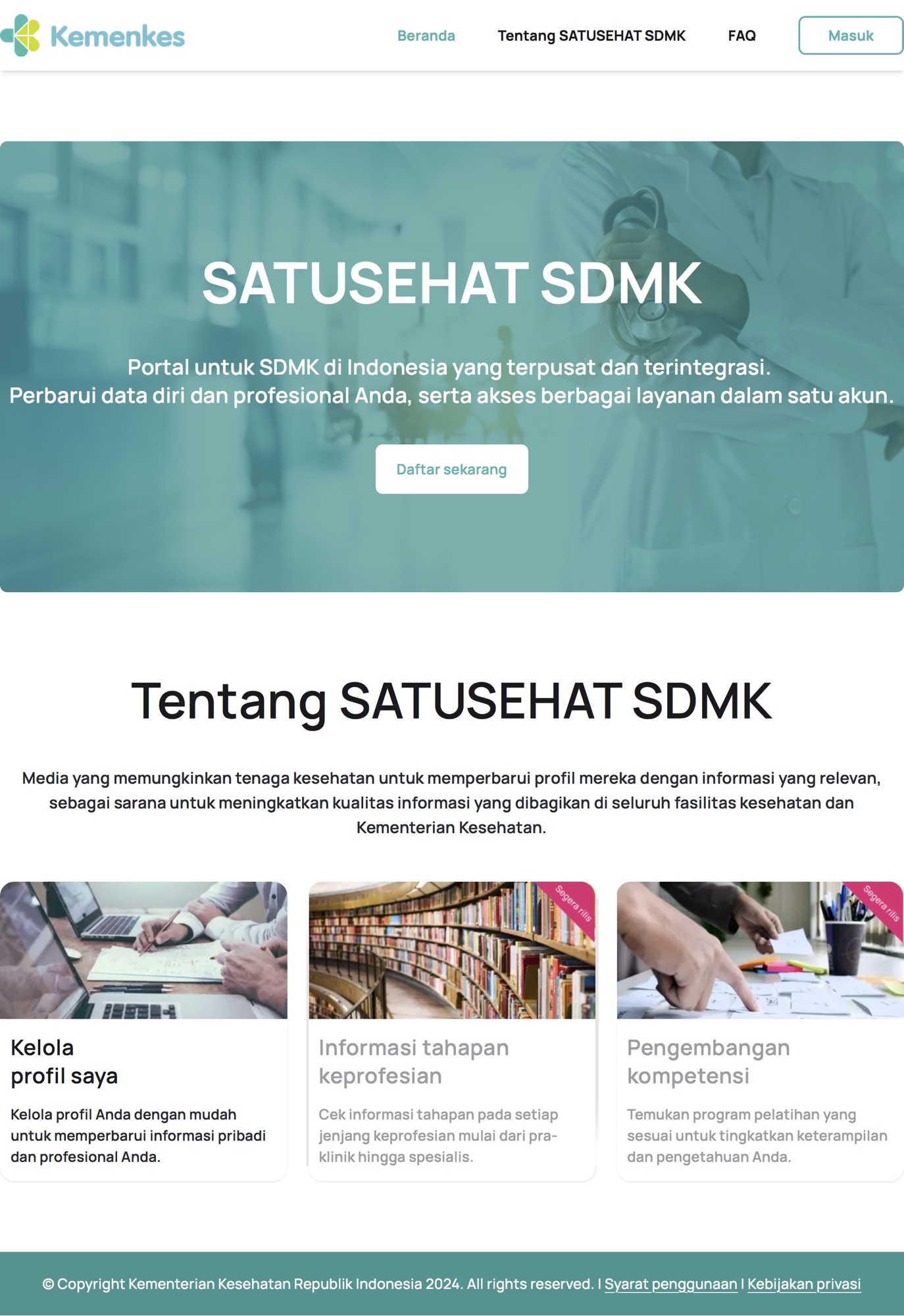 Berkenalan dengan Satu Sehat SDMK - Info DRG